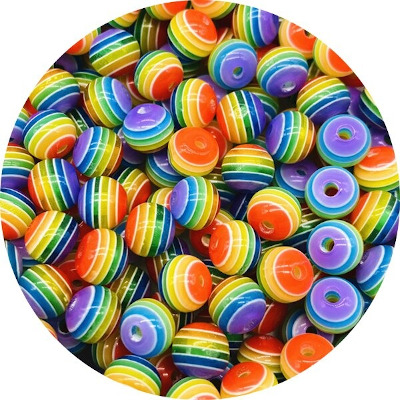 Perlice akrilne MIX 8mm